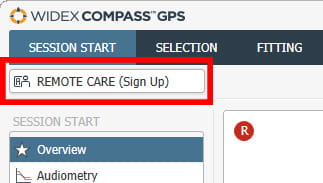 How to enable Remote Care in the Compass fitting software | Widex Pro